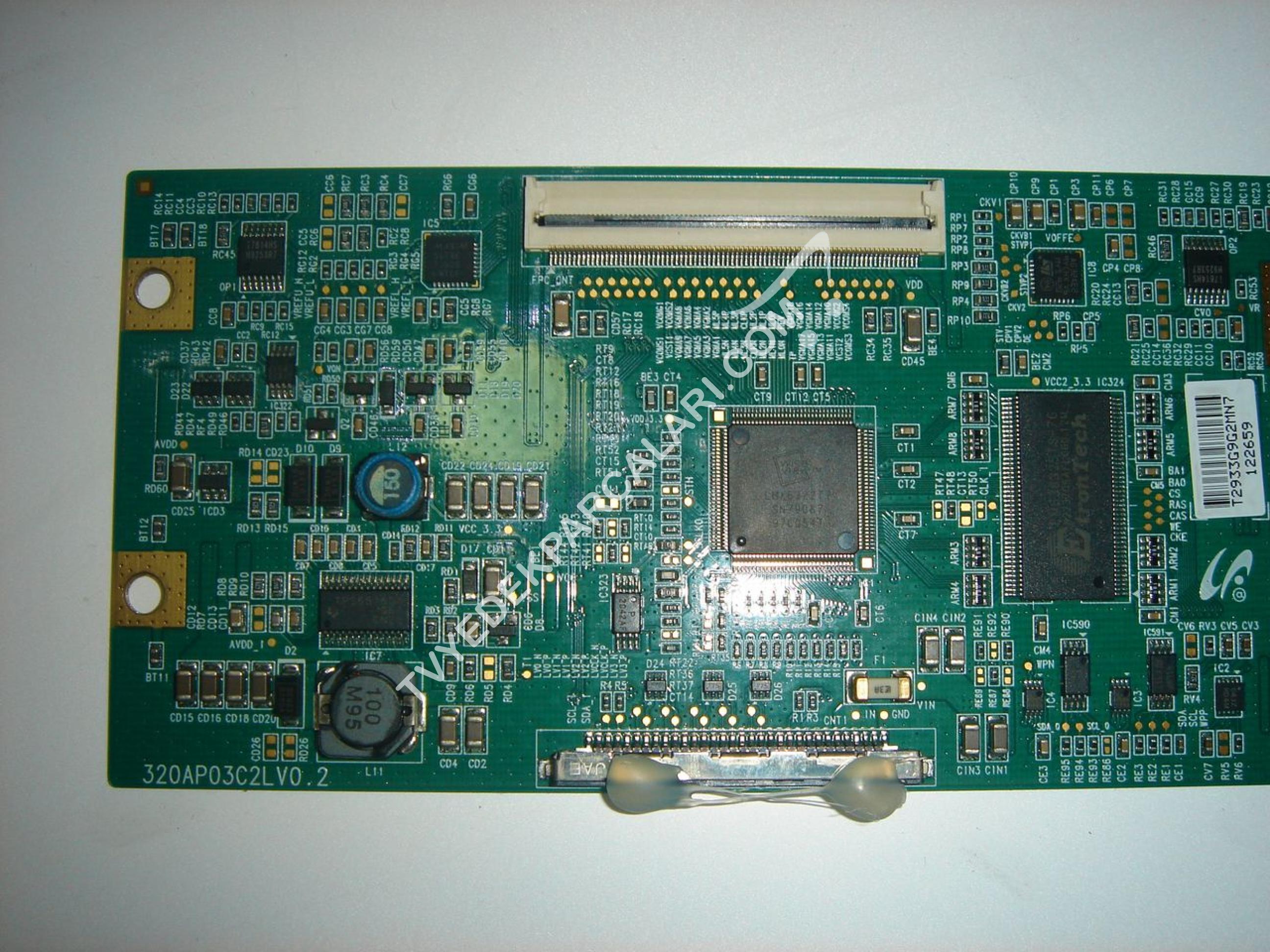320AP03C2LV0.2 , LTF320AP06 , LE32B350 TCON DİSPLAY BORD Tv Parcasi ...