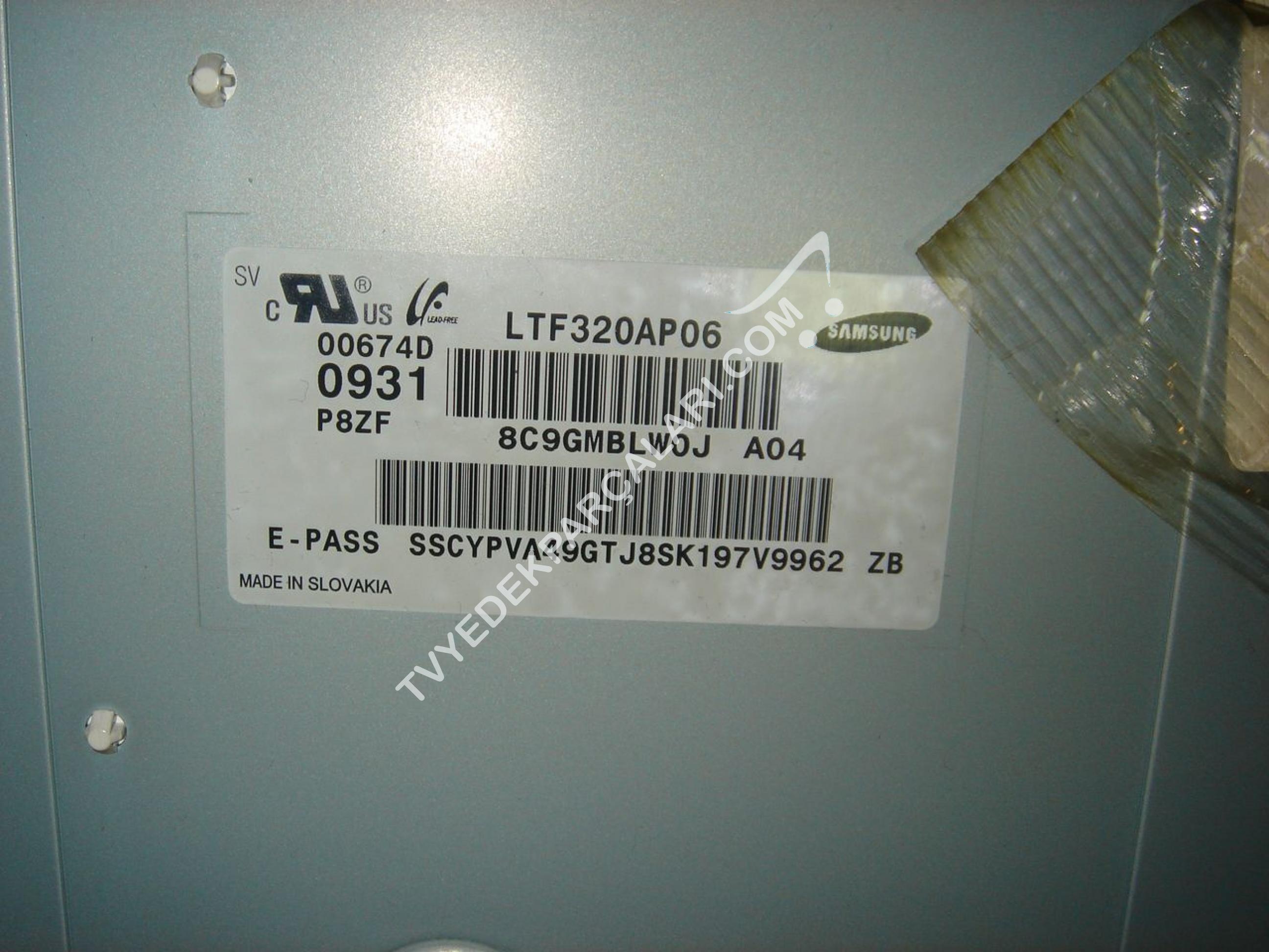 320AP03C2LV0.2 , LTF320AP06 , LE32B350 TCON DİSPLAY BORD Tv Parcasi ...