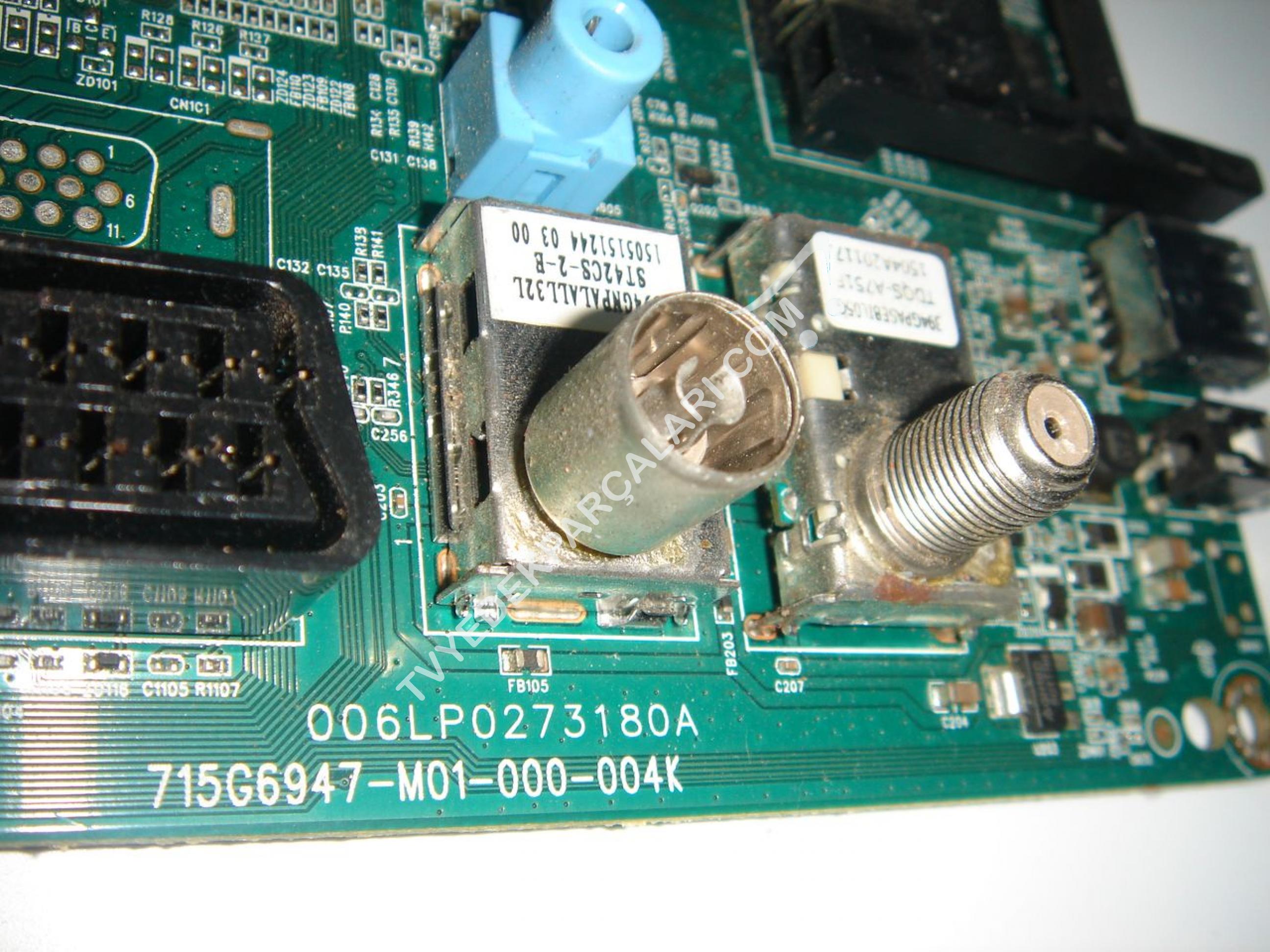 703TQFPL121 , 715G6947-M01-000-004K , 006LP0273180A , 40PFK4100/12 ANAKART , Main Board , Tv ...