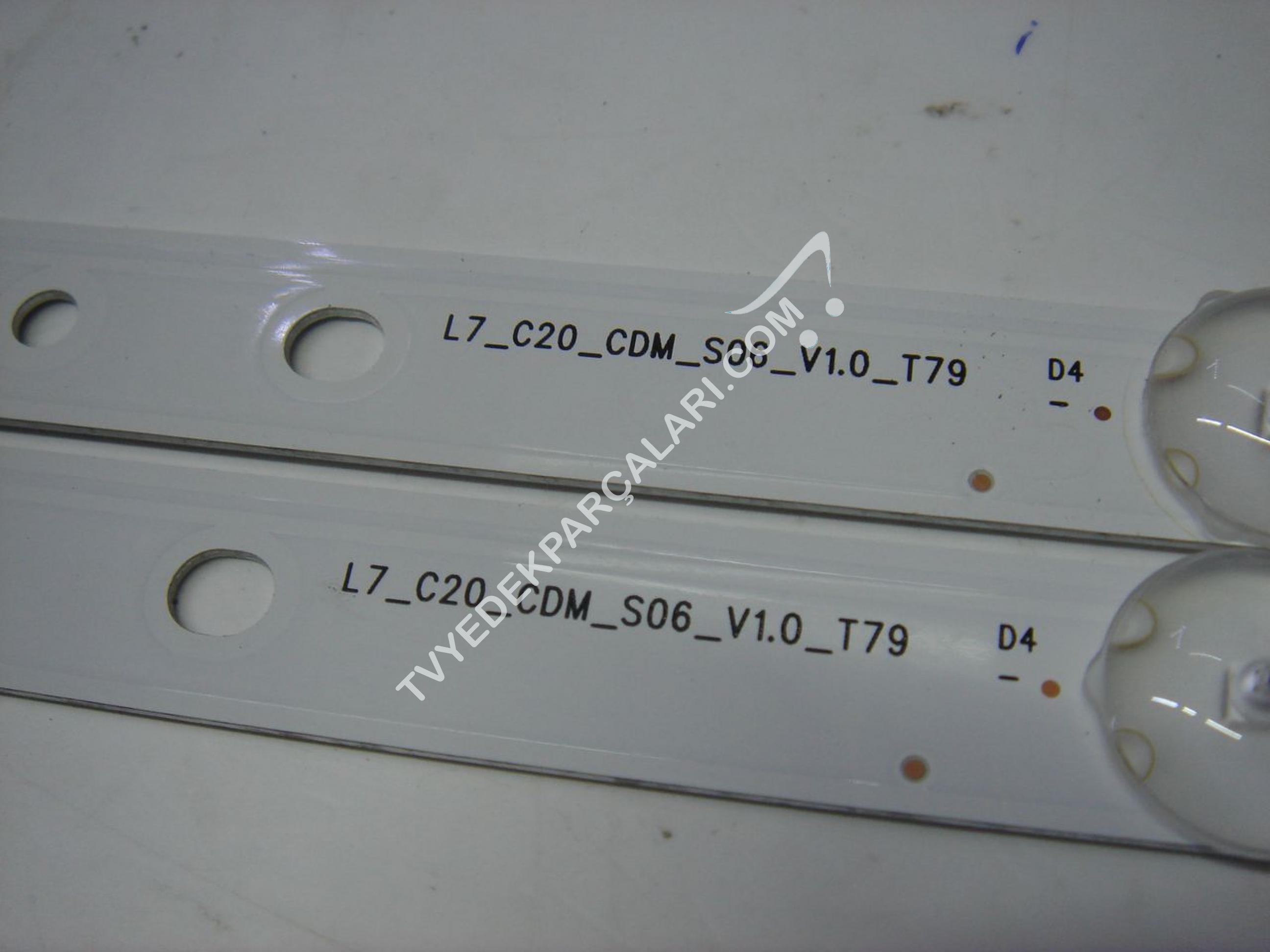 SH32D06-ZC22AG-05 , L7 C20 CDM S06 V10 T79 , 303SH320037 , SN32DAL13/0216 LED BAR Tv Parcasi ...