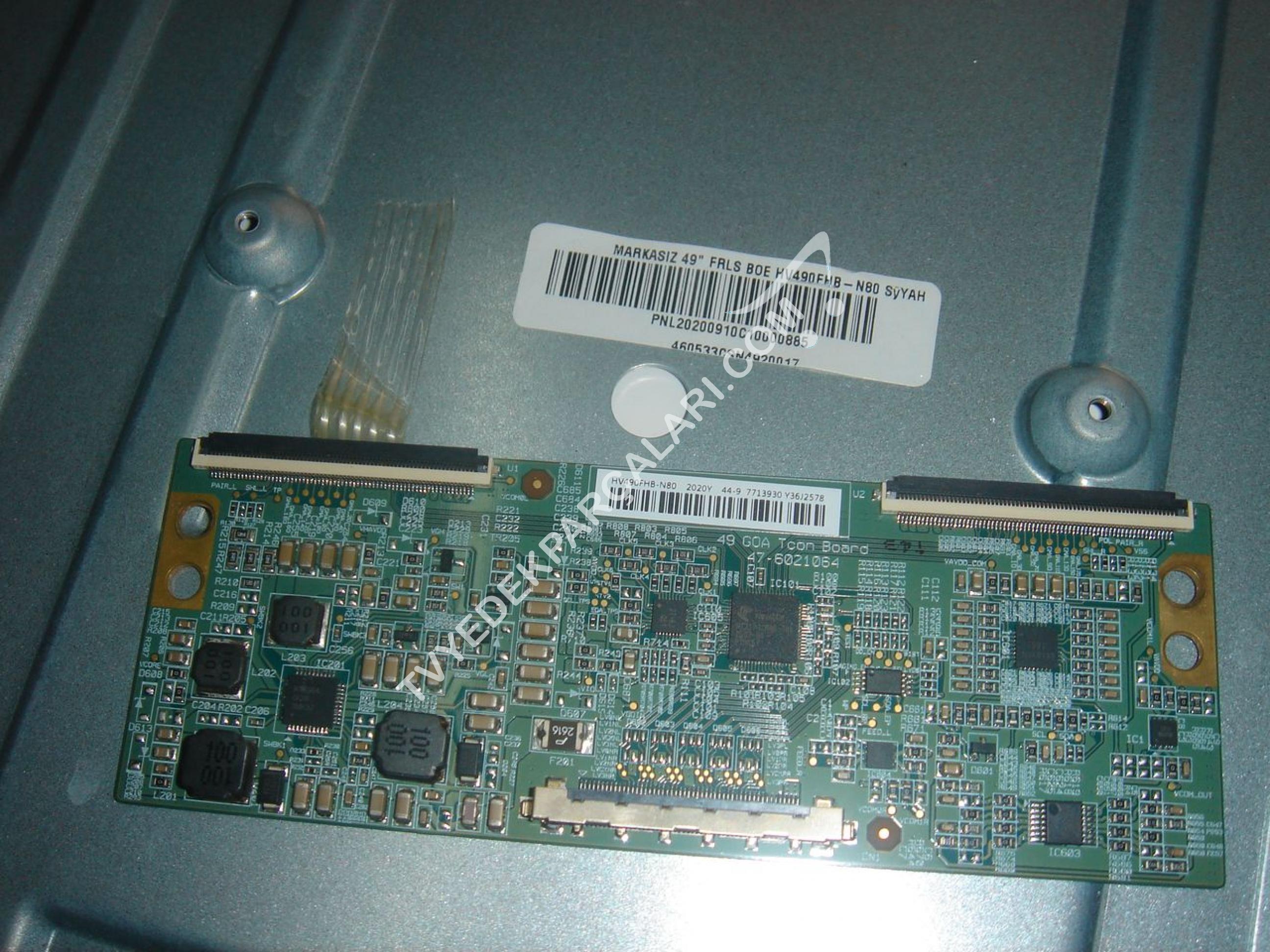 HV490FHB-N80 , 49 G0A TCON BOARD , 47-6021064 , AX49FIL27/0216 T CON ...
